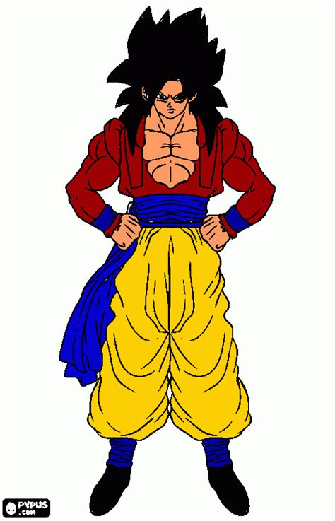 Goku Ssj4 Para Colorear Goku Ssj4 Para Imprimir Coloring Book Pages Coloring Books Coloring