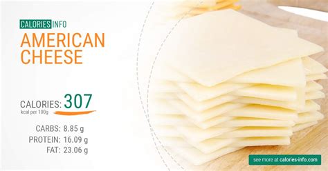 American Cheese Calories And Nutrition 100g