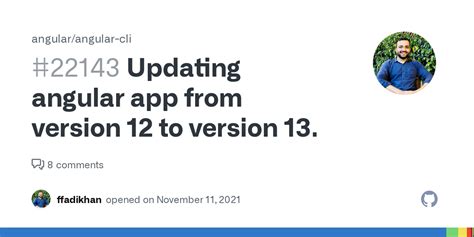 Updating Angular App From Version 12 To Version 13 · Issue 22143