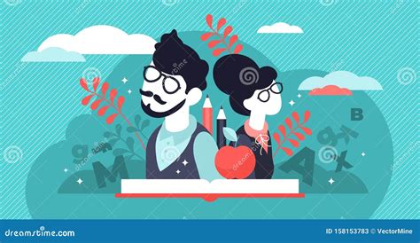 Tiny World With Buildings And Houses A Funny Illustration Featuring