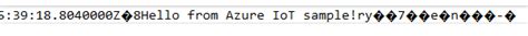 Azure Why Iot Hub Message Is Not Decoded Corretly In Storage Json Blob Stack Overflow