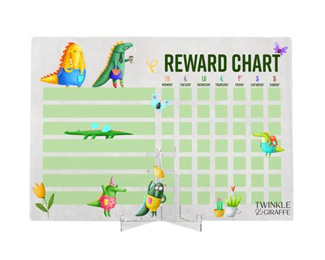 Crocodile Acrylic Print Personalized Reward Chart Peek A Boo Store