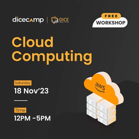 Dice Analytics On Linkedin Join Our Free Cloud Computing Workshop Tomorrow Nov 18th And Seize