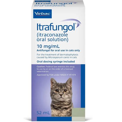 Itrafungol Itraconazole Oral Solution For Cats Fungal Treatment