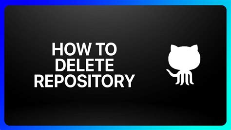 How To Delete Github Repository Tutorial Youtube