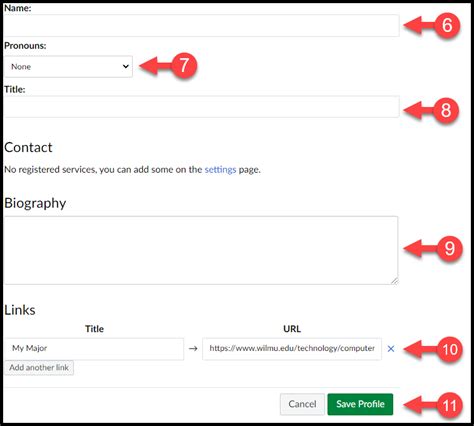 Creating A Canvas Profile
