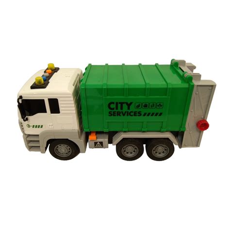 قیمت و خرید ماشین بازی مدل کامیون شهرداری طرح حمل زباله کد 525