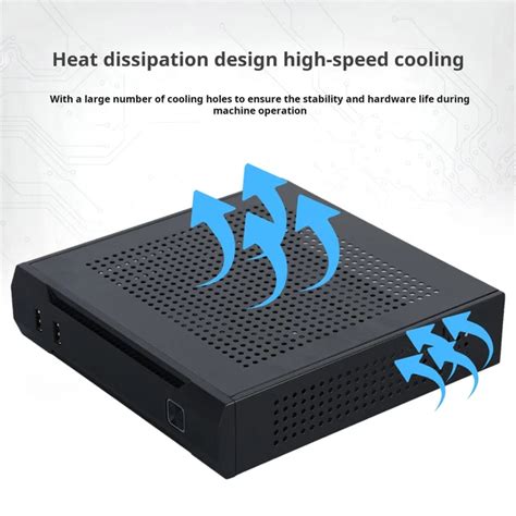 Portable Pc Chassis Lightweight Compact Case Mini Htpc Desktop With