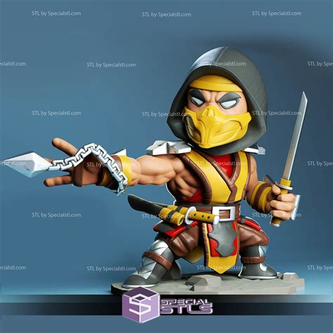 Chibi Stl Collection Scorpion Chibi Specialstl