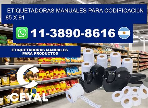Etiquetadoras Manuales Para Codificación 85 X 91 Etiquetas Para Fabricas