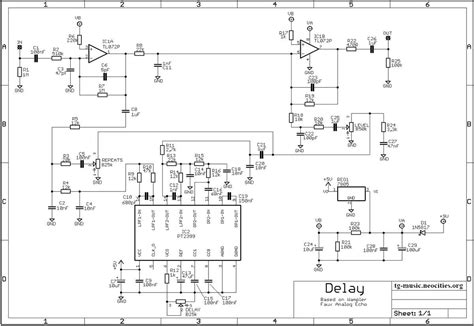 Unveiling The Secrets Of The Mxr Analog Delay Schematic