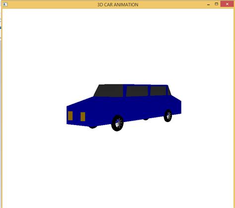 3d Car Animation Cg Opengl Project