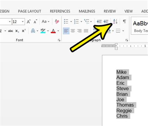 How To Sort A List Alphabetically In Word Selulariz