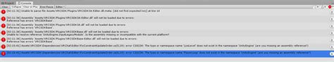 hey i am trying to import the vrcsdk but i am getting these errors