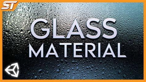 Creating A Basic Glass Material In Unity Youtube