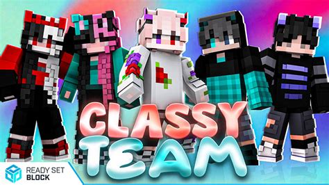 Classy Team By Ready Set Block Minecraft Skin Pack Minecraft