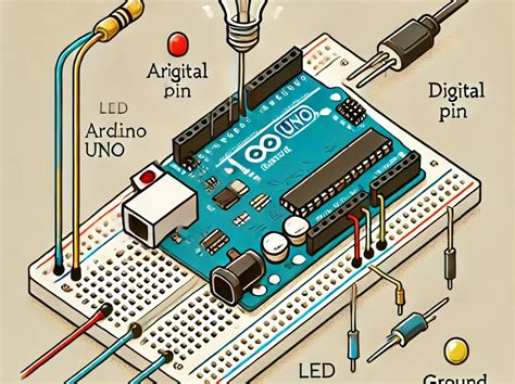 arduino ile basit led yakma projesi İlk adım