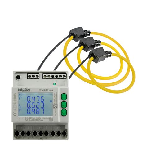 Multifunction 3 Phase Modbus Meter With Rogowski Coils Upm209rgw Algodue Made In Italy Power