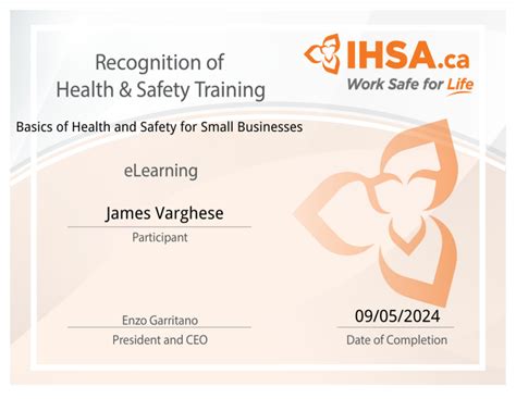🎓 Excited To Announce That I Have Successfully Completed The Basics Of Health And Safety For