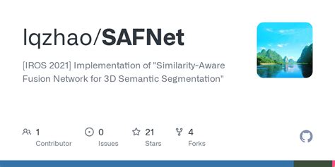 Github Lqzhao Safnet [iros 2021] Implementation Of Similarity Aware Fusion Network For 3d