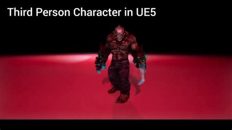Created A Third Person Character From Scratch In Ue5 Model And Animations From Mixamo R