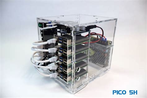 Pico 5 Raspberry 5 Pi5 Cluster 8gb Picocluster Desktop Datacenter Picocluster Llc