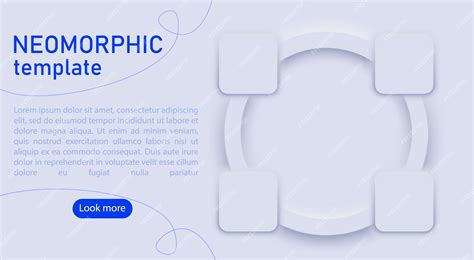 Premium Vector Neomorphic Template Set Icon Soft 3dlike Elements With