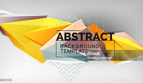 3d 삼각 도형 추상적인 배경 회색 배경 사업 또는 하이테크 개념적 벽지 색상 삼각형 구성 0명에 대한 스톡 벡터 아트 및 기타 이미지 Istock