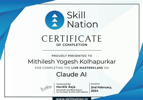 Finished Claude Ai Masterclass Mithilesh Kolhapurkar Posted On The Topic Linkedin