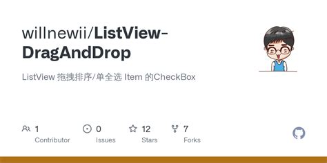 Github Willnewiilistview Draganddrop Listview 拖拽排序单全选 Item 的checkbox