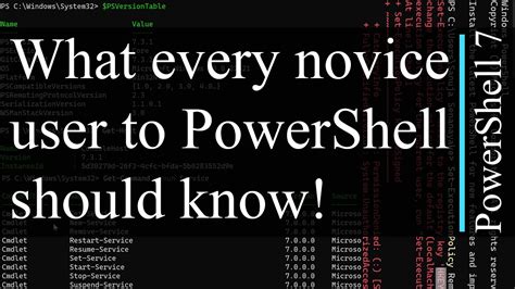 Powershell 7 Tutorial 3 Fundamentals For Beginners Introduction To