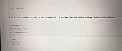 Solved Given The Following Class Declarations Public Class