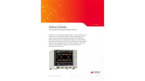Infiniium S‑series Oscilloscopes Keysight