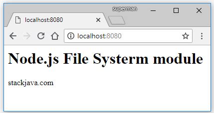 Code V D Node Js C Ghi S A X A File Stackjava