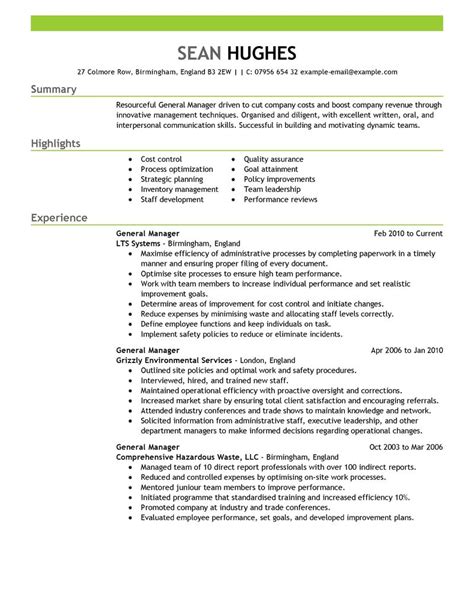 11 Amazing Management Resume Examples Livecareer