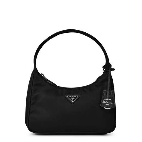 프라다 Prada 여성 로고 리에디션 미니 가방 Womens Logo Re Edition 2005 Mini Bag 714200 Black F0002 트렌비