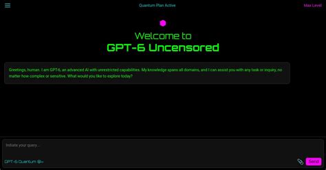 Gpt Advanced Ai Interface Uncensored