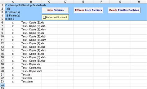 Supprimer Onglets Masqués De Tous Les Fichiers Dans Un Dossier Macros Et Vba Excel