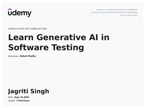Jagriti Singh On Linkedin Ai Softwaretesting Learningjourney