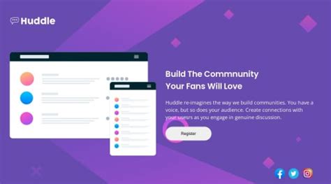 Frontend Mentor Huddle Landing Page Html And Css Bygerardoag Coding