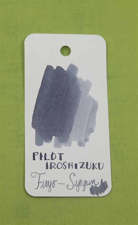 Ink Review Pilot Iroshizuku Fuyu Syogun The Well Appointed Desk