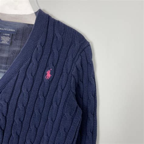 폴로 랄프로렌 꽈배기 니트 가디건 후루츠패밀리