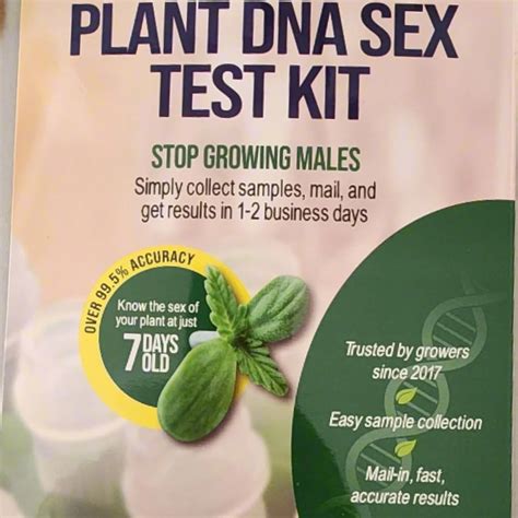 Plant Dna Sex Test Kit Dagga Garden
