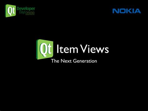 qt itemviews the next generation ppt