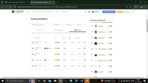 Ninjasslayground Codingninjas Codingchallenge Ninjasslayground