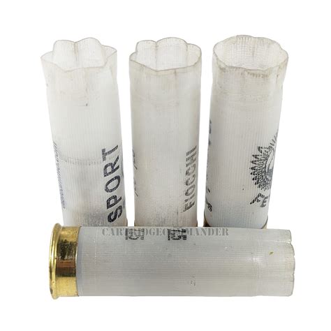12 Gauge Shotgun Shells Empty Hulls 2 34 Translucent White Diy C