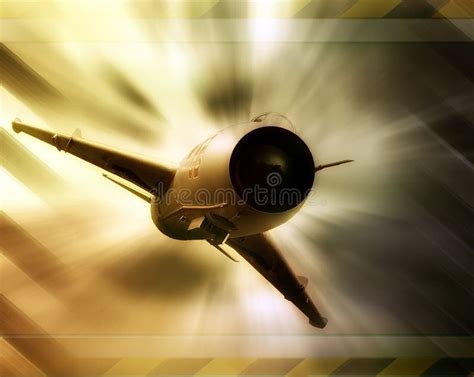 Abstract Fighter Jet Stock Image Image Of Brushed Iron 18064929
