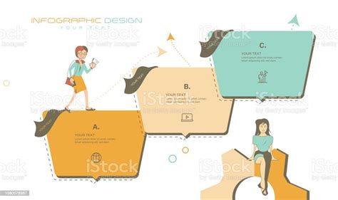 벡터 인포그래픽 디자인 비즈니스 템플릿에는 아이콘과 3가지 옵션 또는 단계가 있습니다 프로세스 다이어그램 프리젠테이션 워크플로우