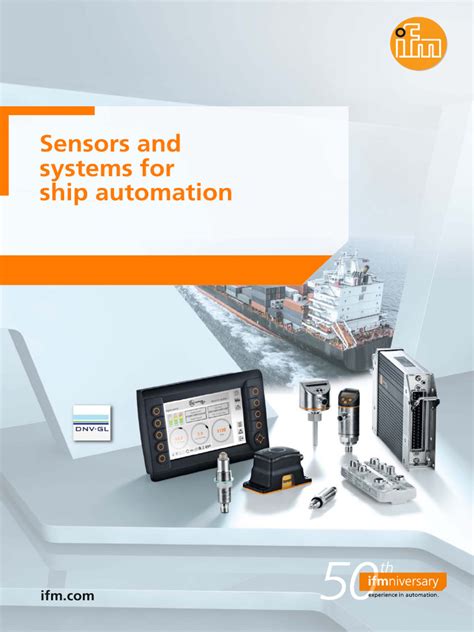 Ifm Sensors And Systems For Ship Automation 2019 Pdf Valve Pump