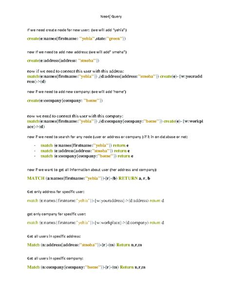 Quary Graph Database Query Neo4j Query If We Need Create Node For
